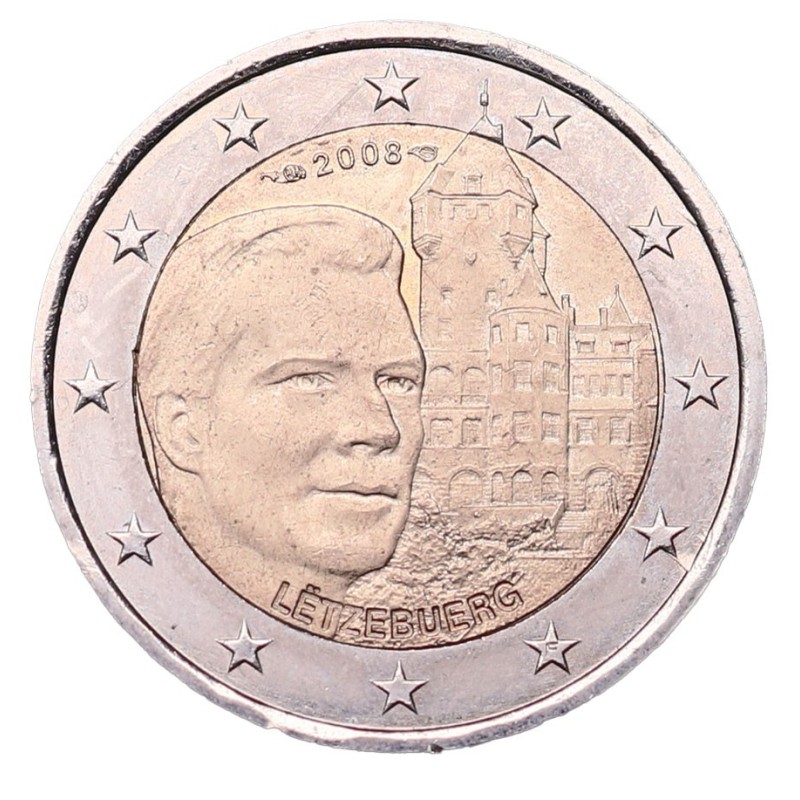 Lucembursko, 2 EURO 2008, hrad Berg | BR Numismatika v.o.s.